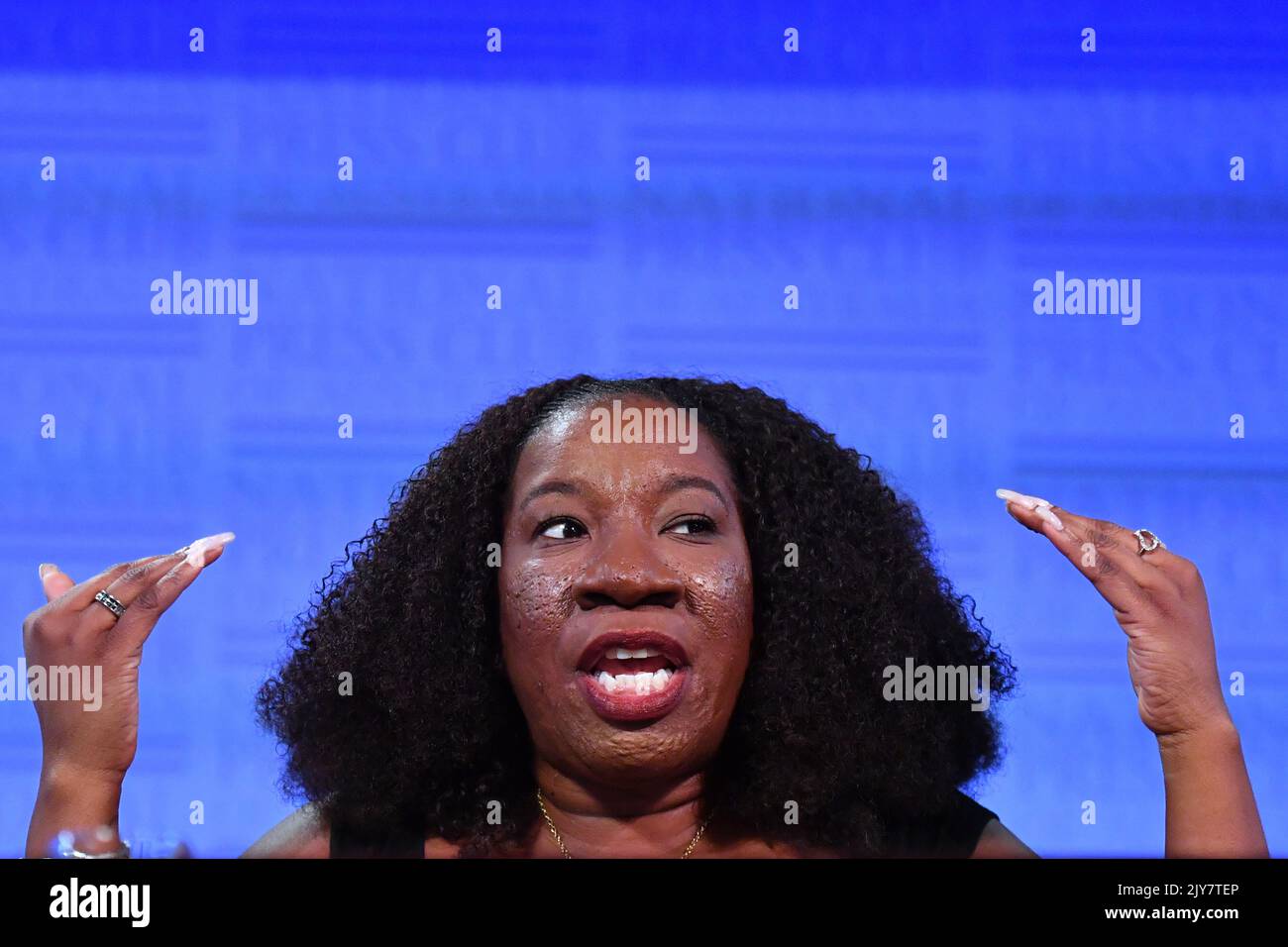 Me Too movement founder Tarana Burke at the National Press Club in ...