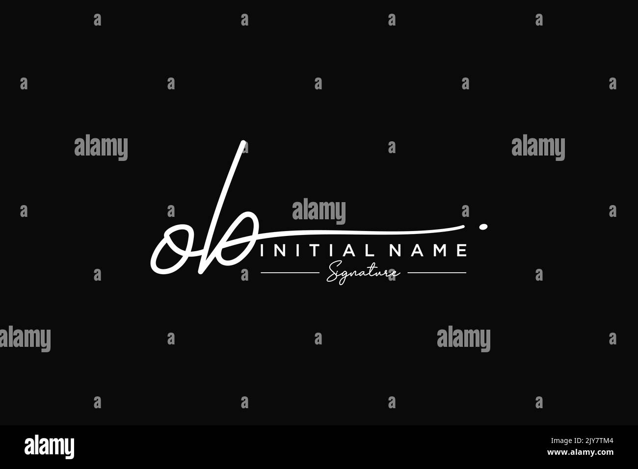 Ob modern logo hi-res stock photography and images - Alamy