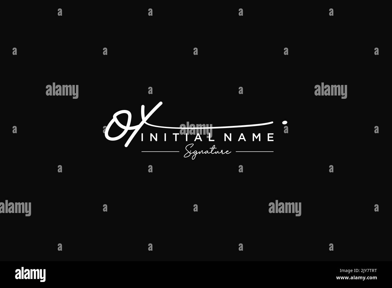 Ox letter logo hi-res stock photography and images - Alamy