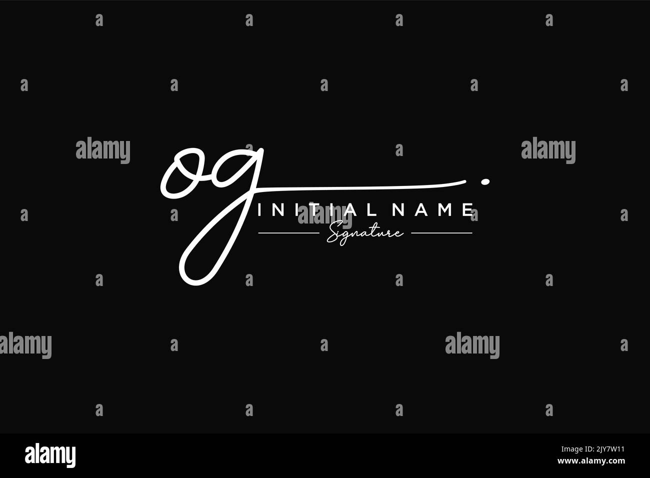Og monogram hi-res stock photography and images - Alamy