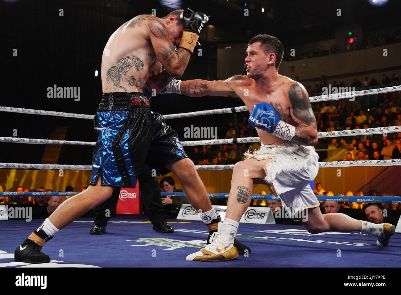 Melbourne identity Mick Gatto is seen during the Code War Boxing night ...