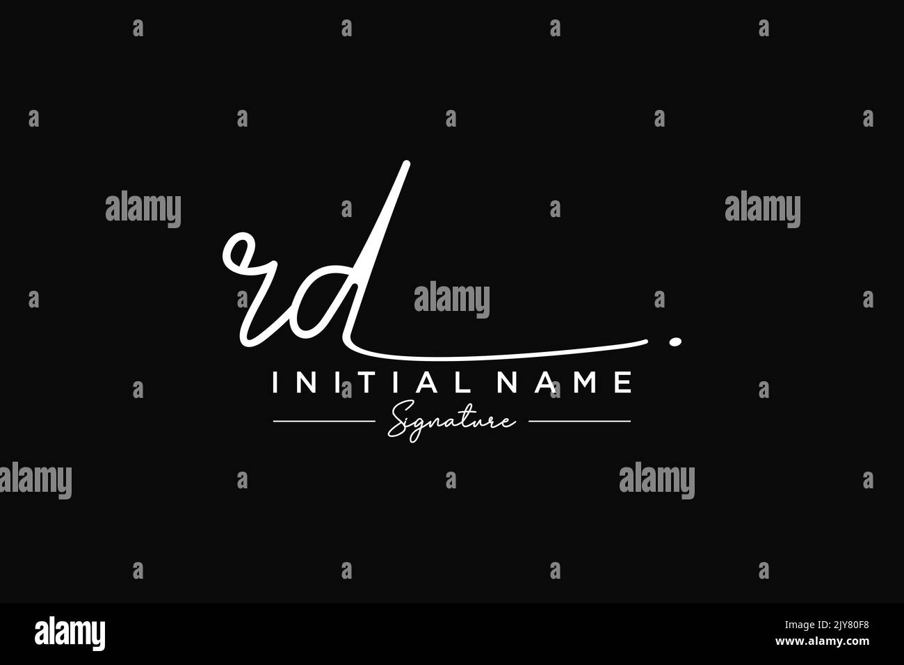 Rd monogram hi-res stock photography and images - Alamy