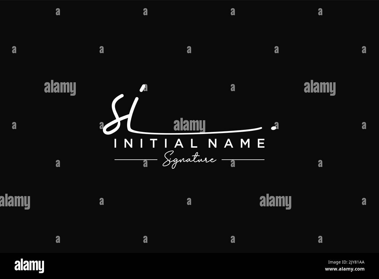 Letter si Stock Vector Images - Alamy