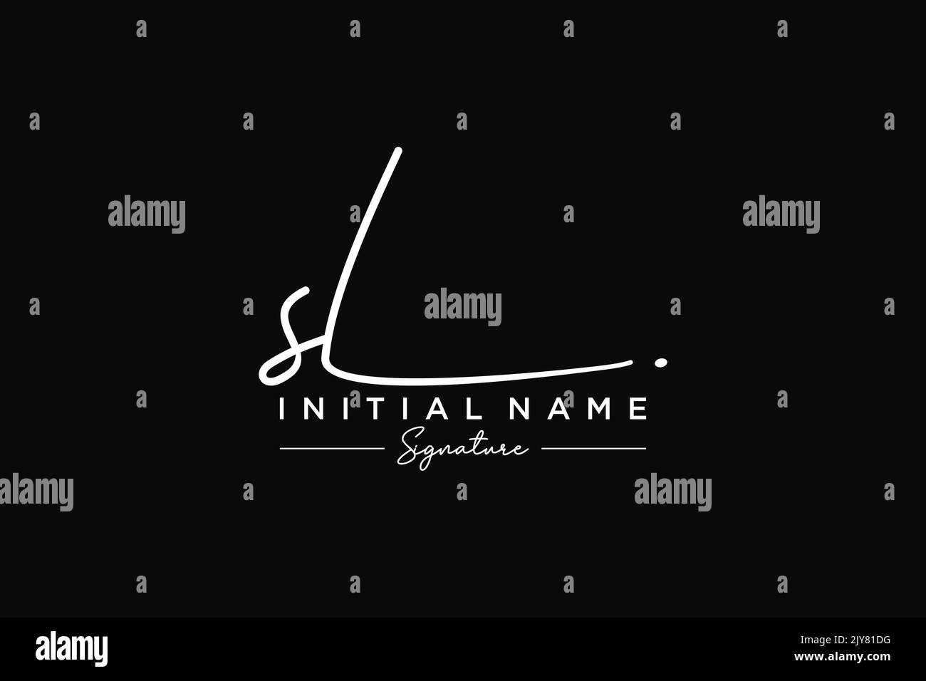 Sl minimal logo hi-res stock photography and images - Alamy