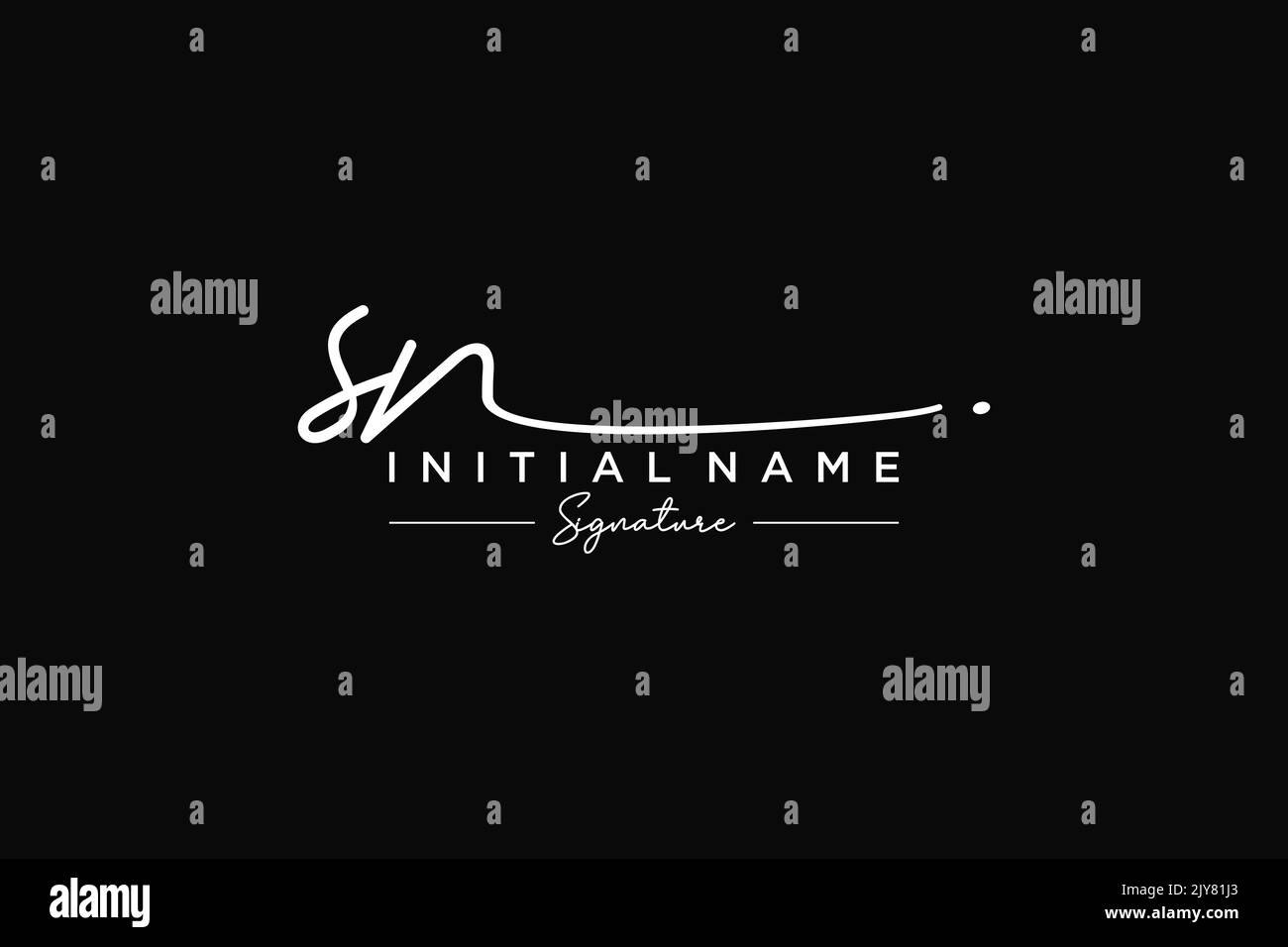 Sn signature hi-res stock photography and images - Alamy