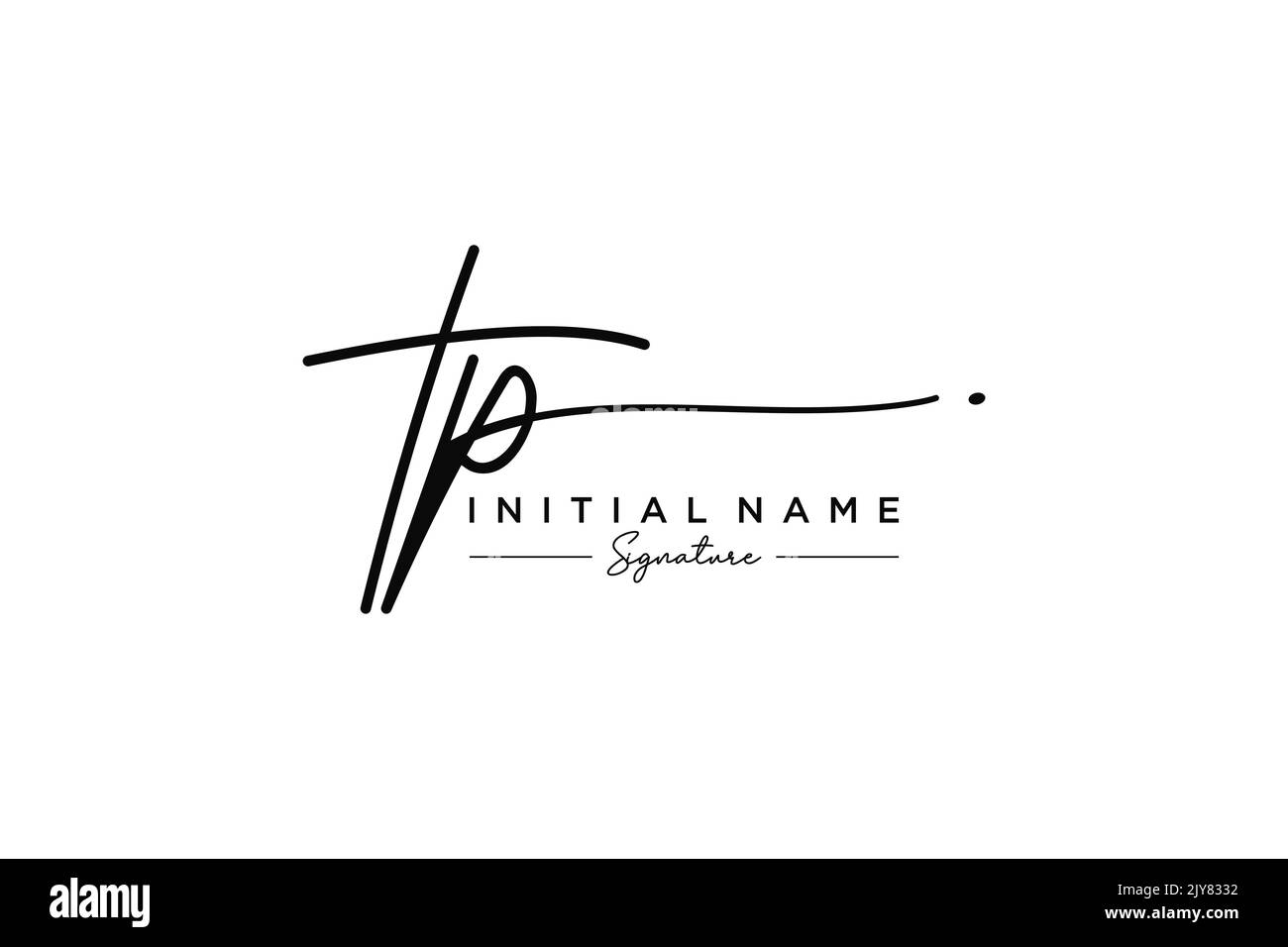 Tp signature Stock Vector Images - Alamy