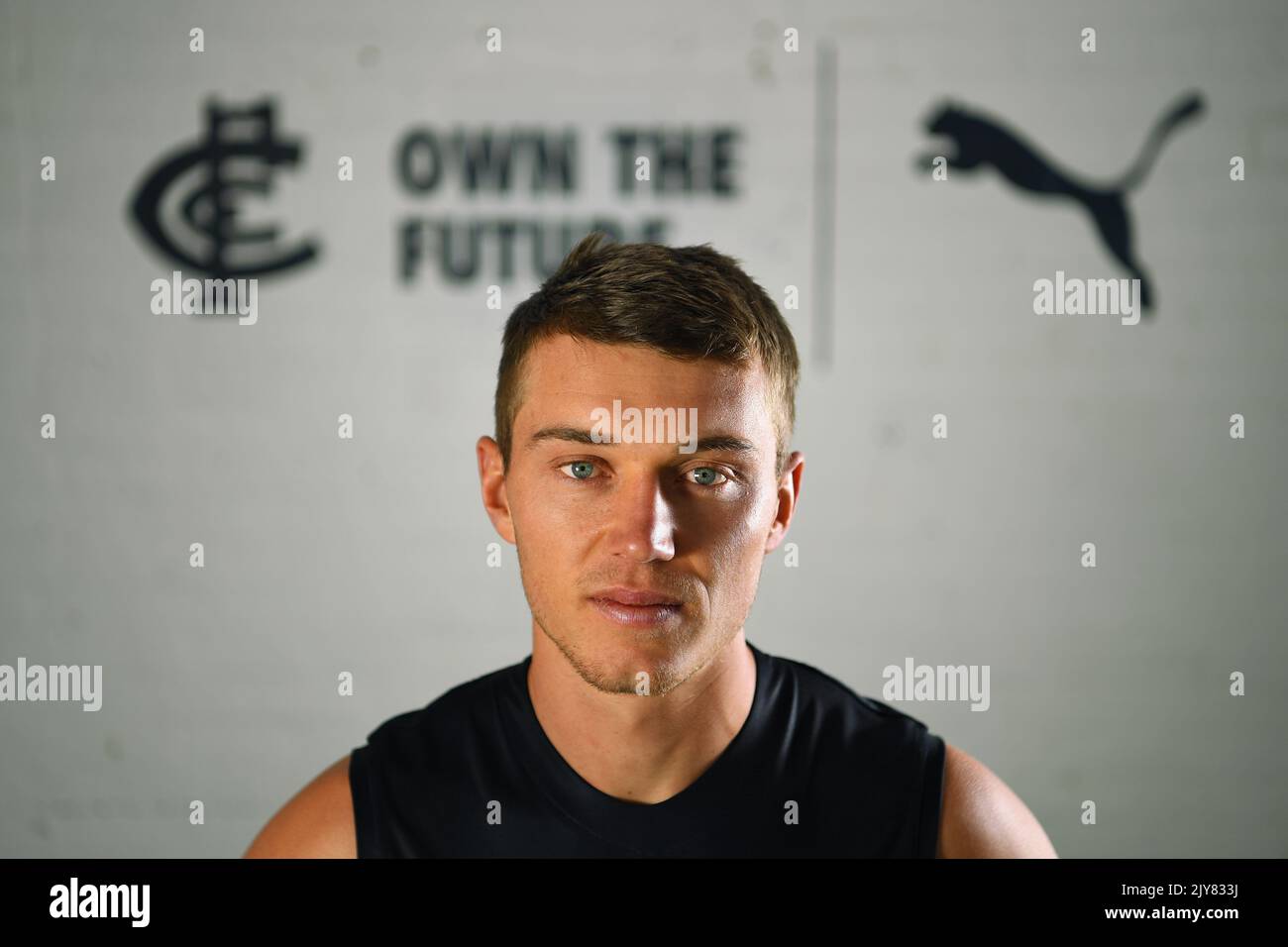 Patrick Cripps of Carlton Football club poses for a photo during the ...