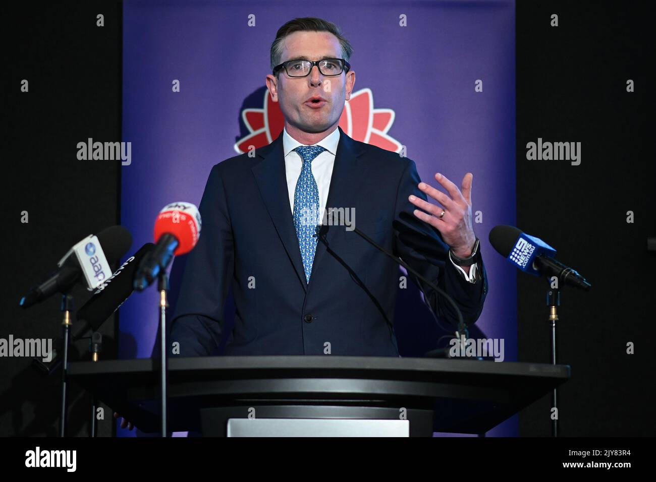NSW Treasurer Dominic Perrottet speaks during the launch of the NSW ...