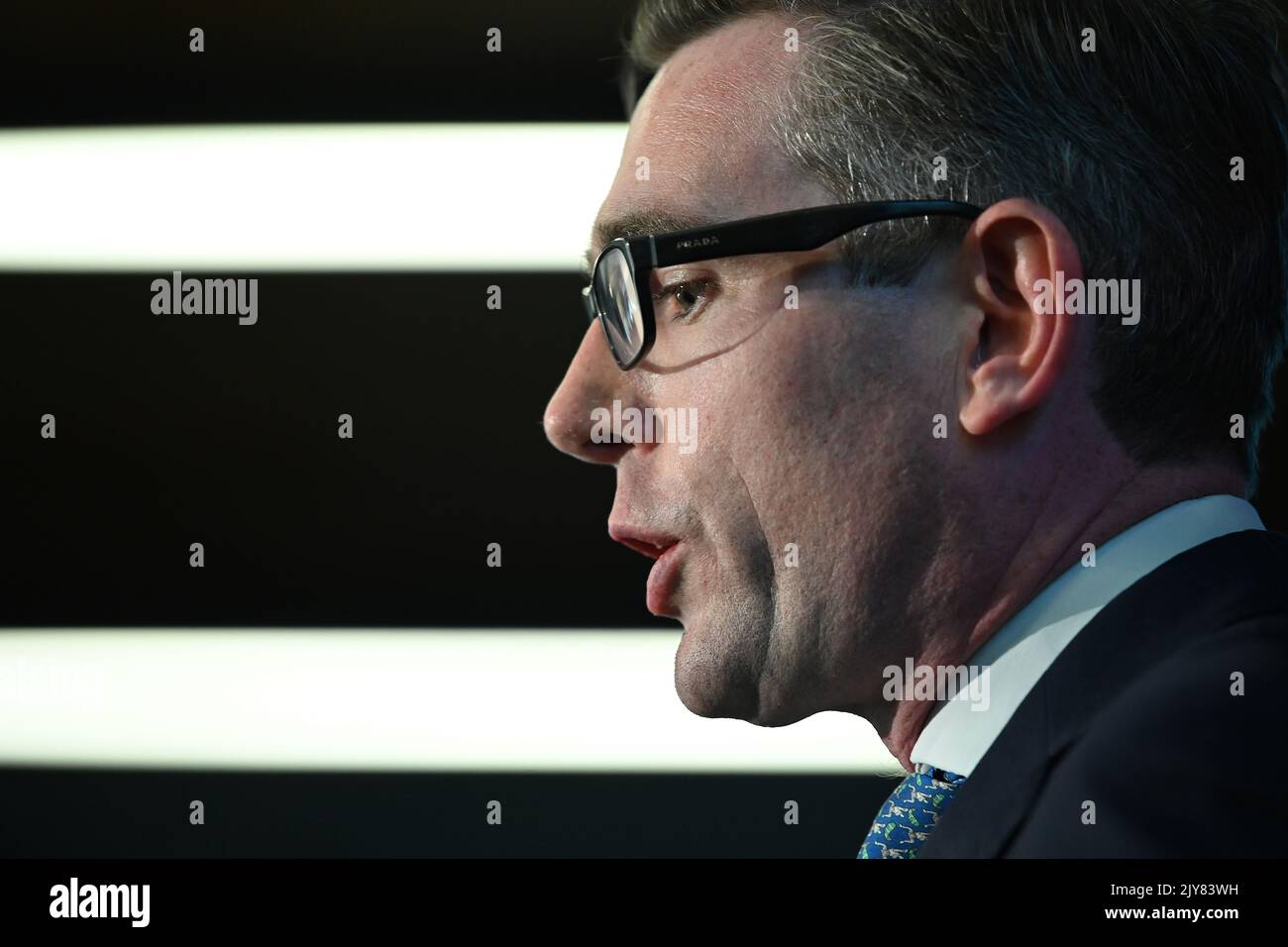 NSW Treasurer Dominic Perrottet speaks during the launch of the NSW ...