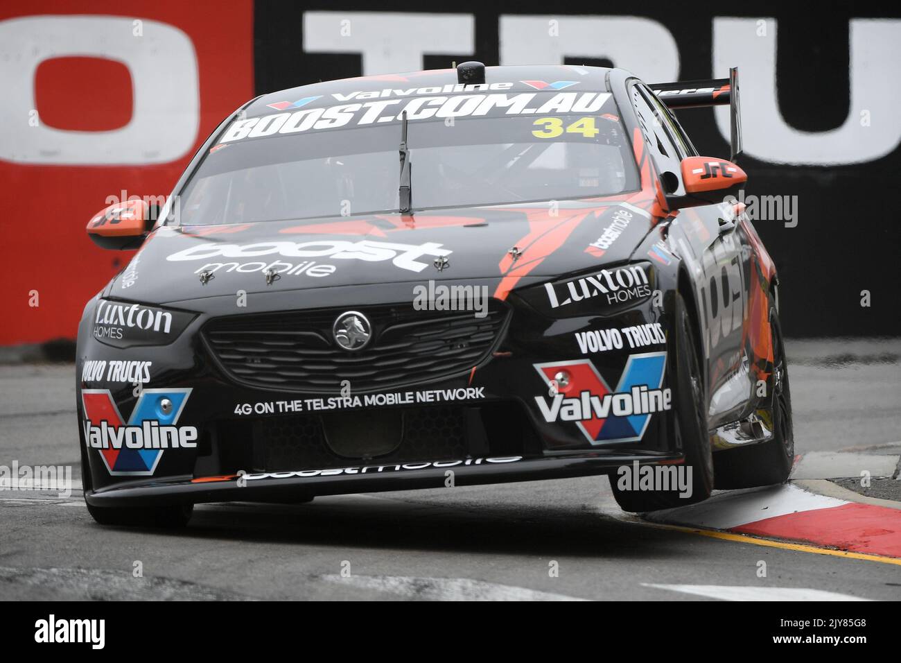 James Golding in the Boost Mobile Racing Holden during a practice ...