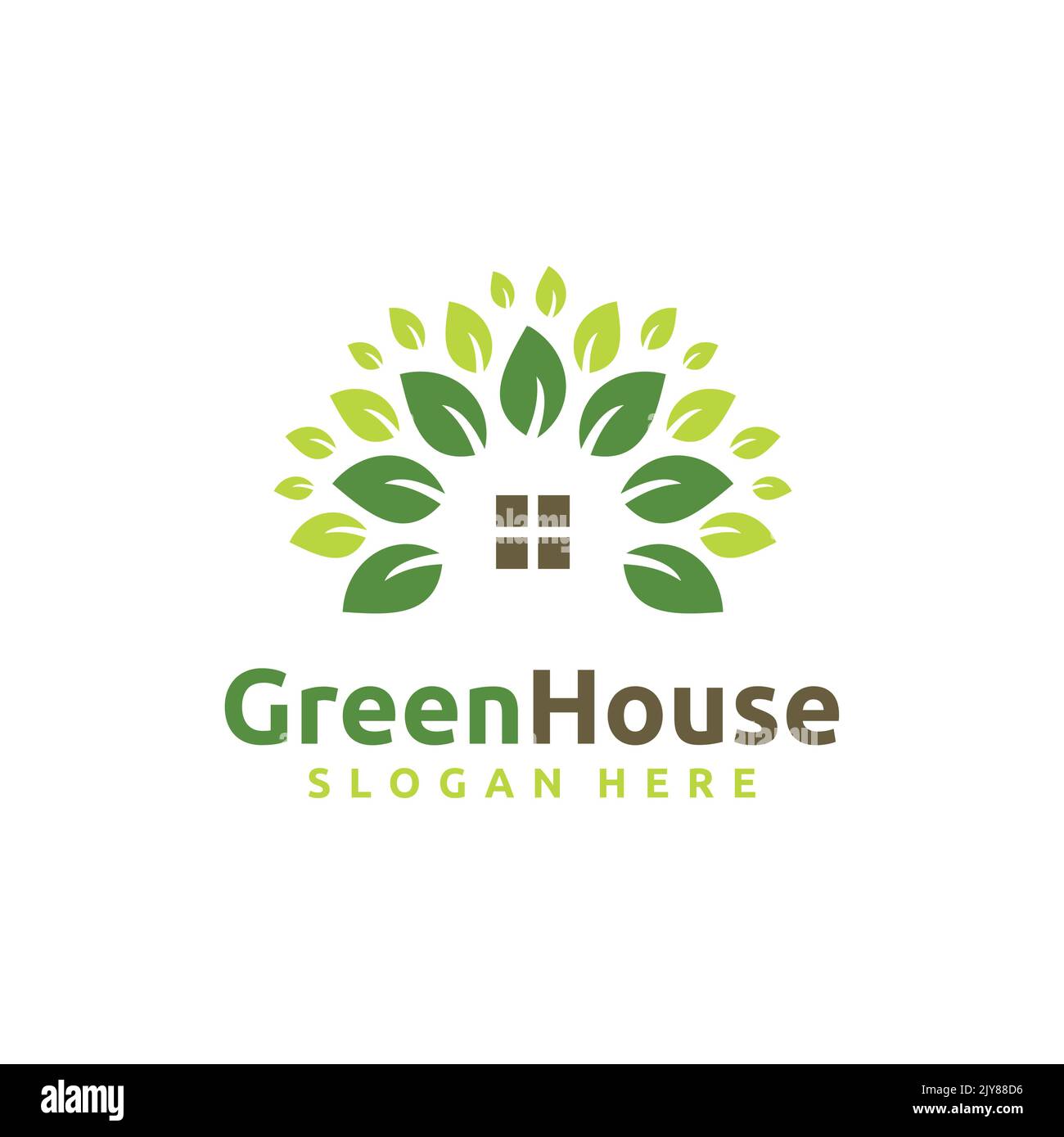 Greenhouse Logo Template Design. Nature property vector illustration ...