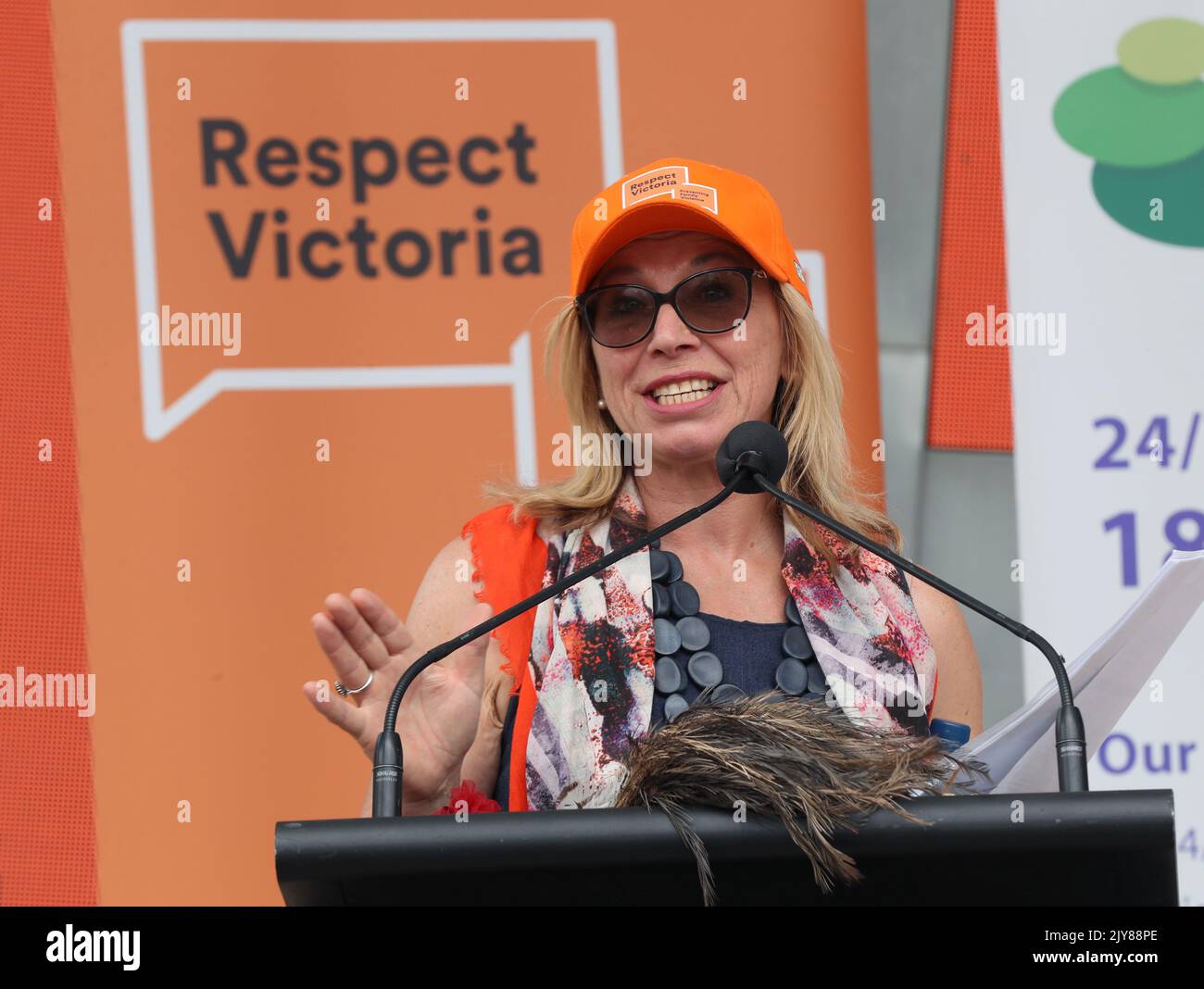 Rosie Batty, who lost her son to family violence is seen during the ...