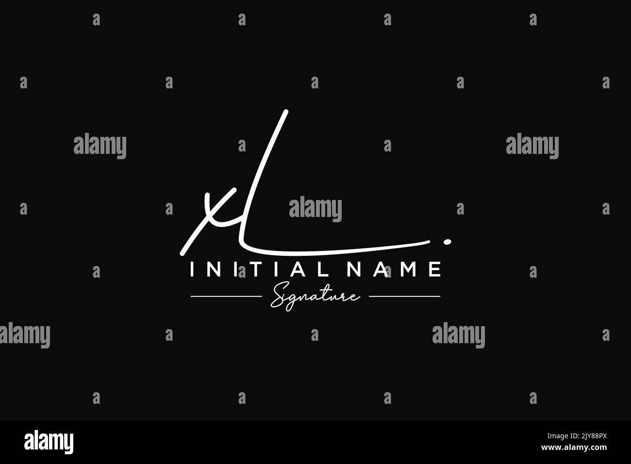 Letter xl vector vectors Stock Vector Images - Alamy