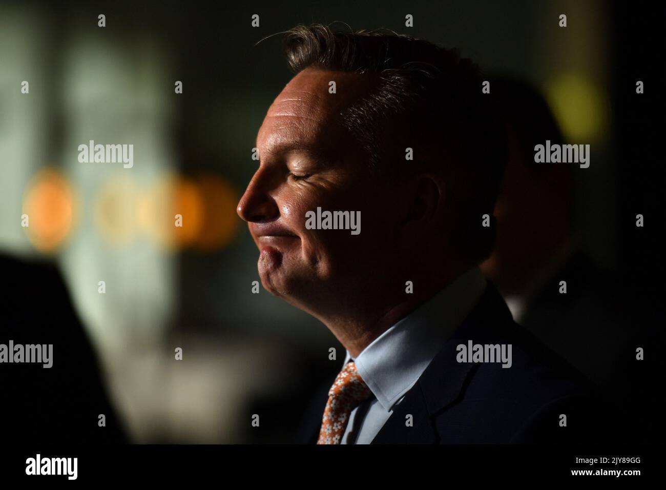 Shadow Minister for Health Chris Bowen at a press conference at ...