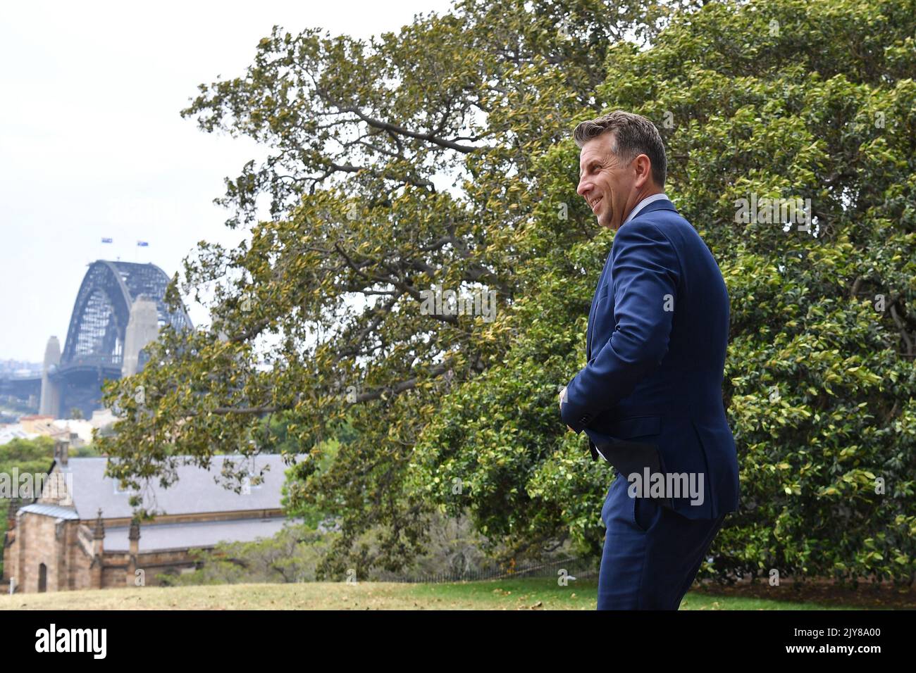 NSW Minister for Transport and Roads Andrew Constance arrives to ...