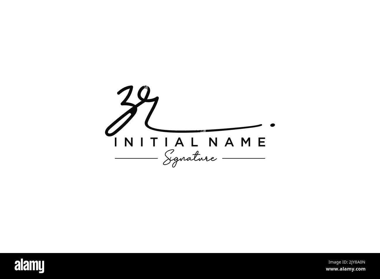 Zr logo vector vectors Stock Vector Images - Alamy