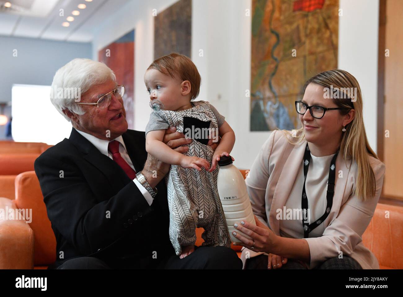 Katter's Australian Party Member for Kennedy Bob Katter with mother ...