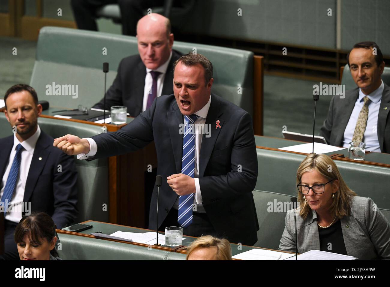 Liberal MP Tim Wilson speaks during House of Representatives Question ...