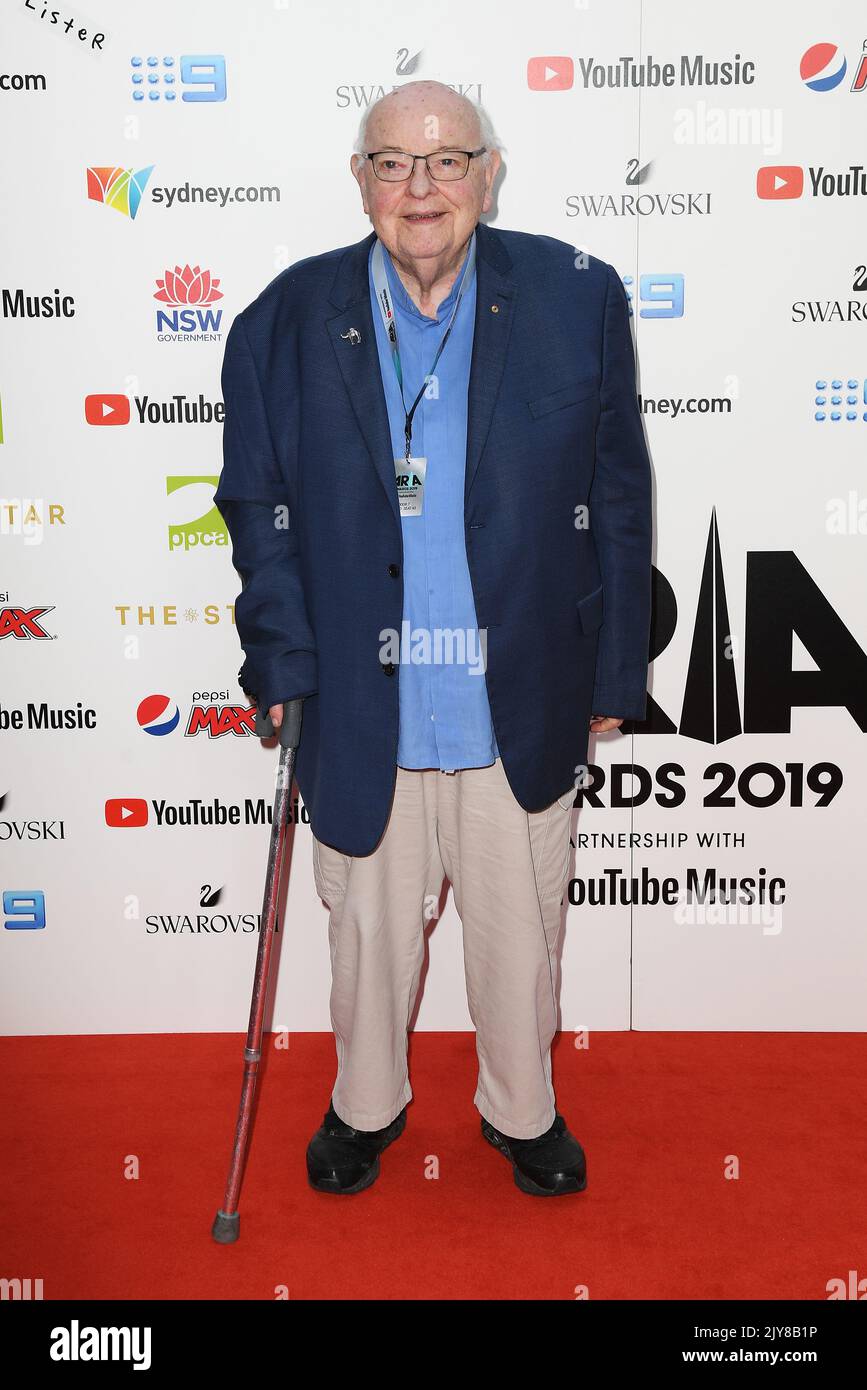 Bob Maguire arrives at the 33rd Annual ARIA Music Awards at The Star in ...