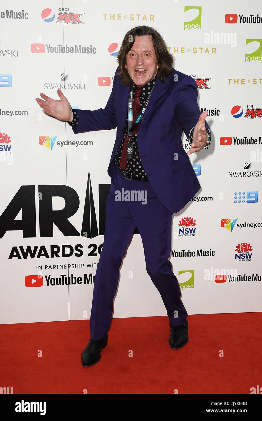 Murray Cook arrives at the 33rd Annual ARIA Music Awards at The Star in ...