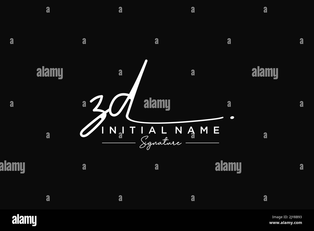 Zd modern logo hi-res stock photography and images - Alamy
