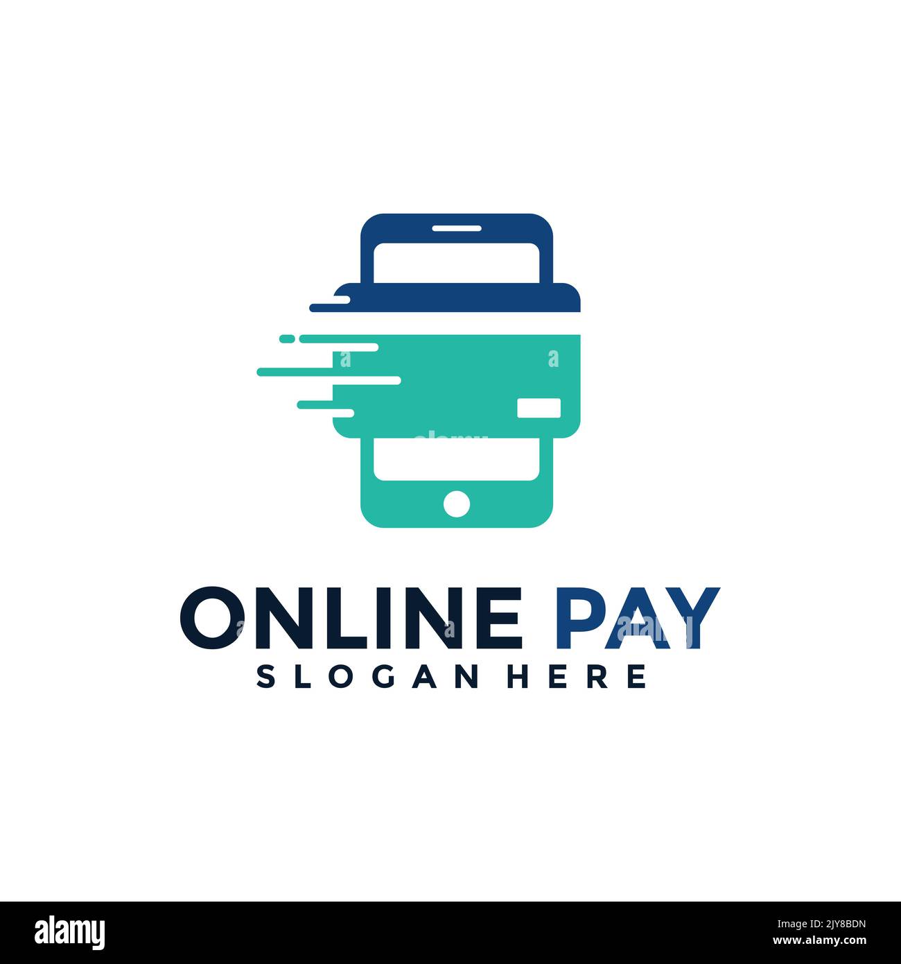 Fast Mobile Pay Logo Vector. Digital Pay Transaction Logo Design ...
