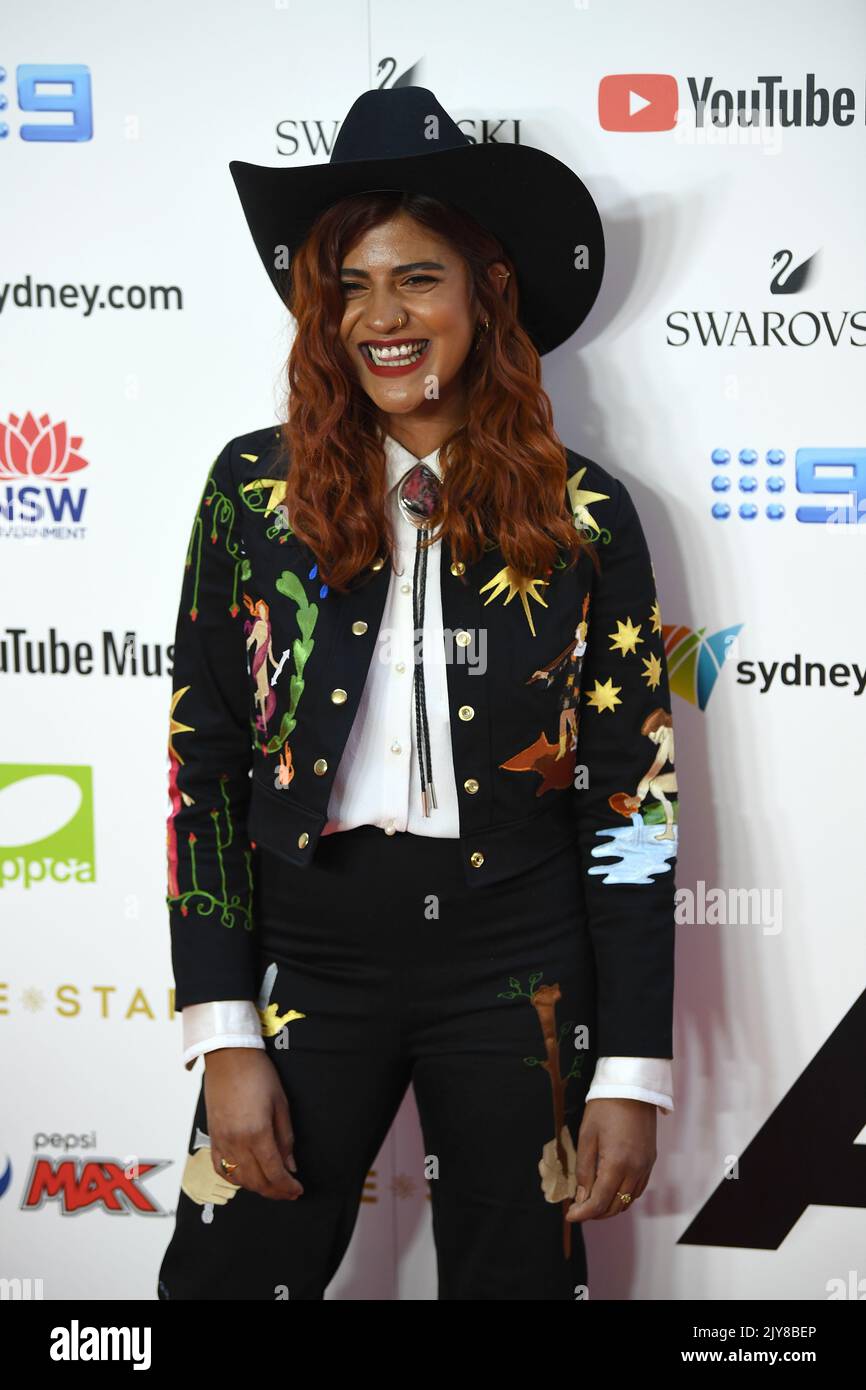 Charlie Collins arrives at the 33rd Annual ARIA Music Awards at The ...