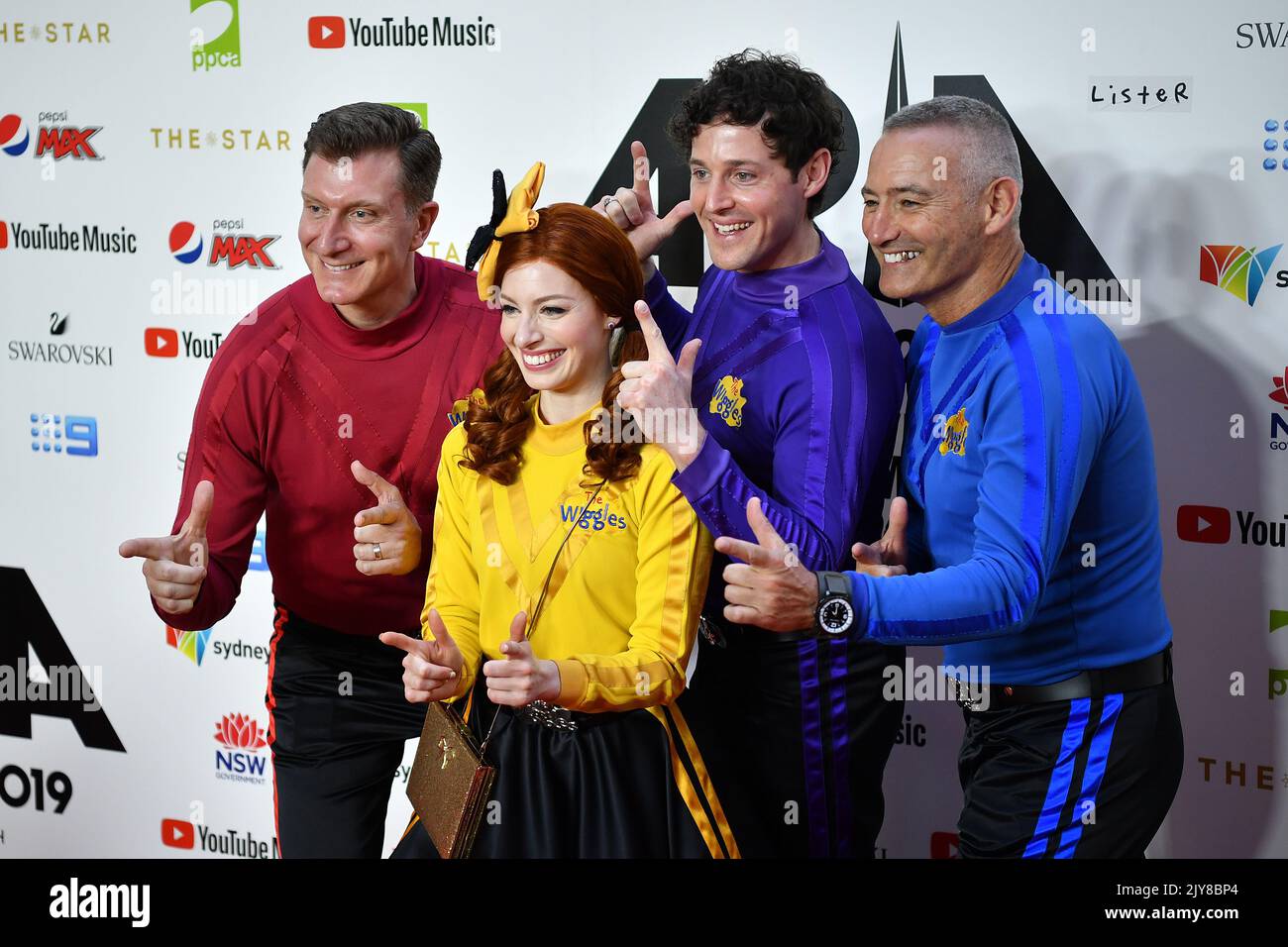 The Wiggles arrive at the 33rd Annual ARIA Music Awards at The Star in ...