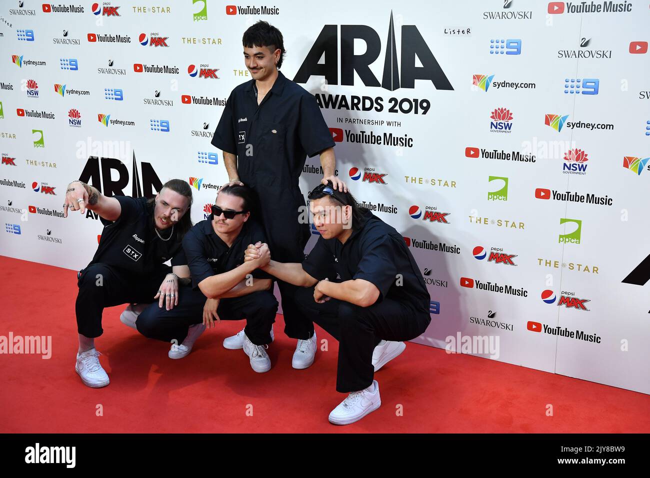 Triple One arrives at the 33rd Annual ARIA Music Awards at The Star in ...