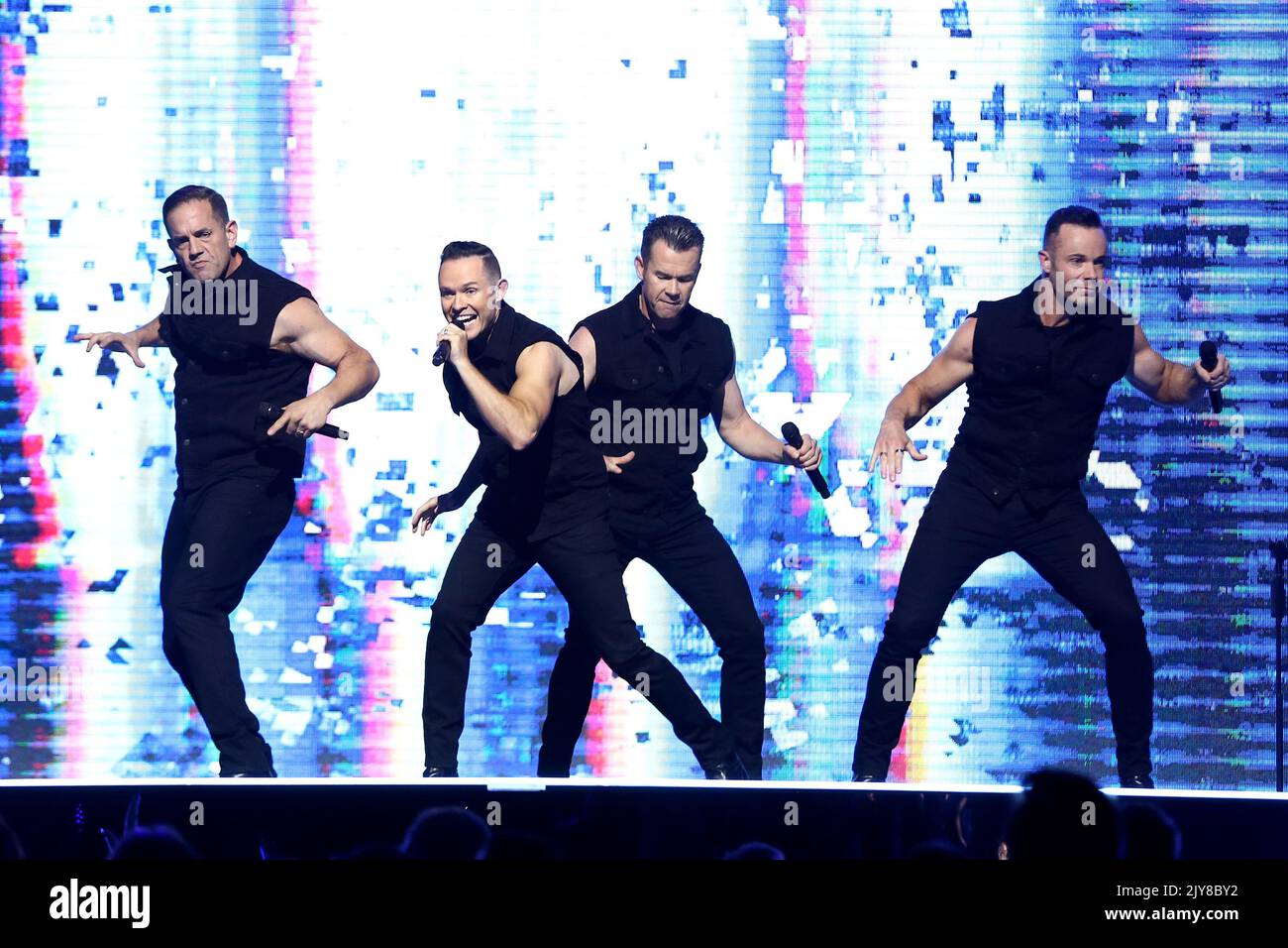 Human Nature perform after being inducted into the ARIA Hall of Fame ...