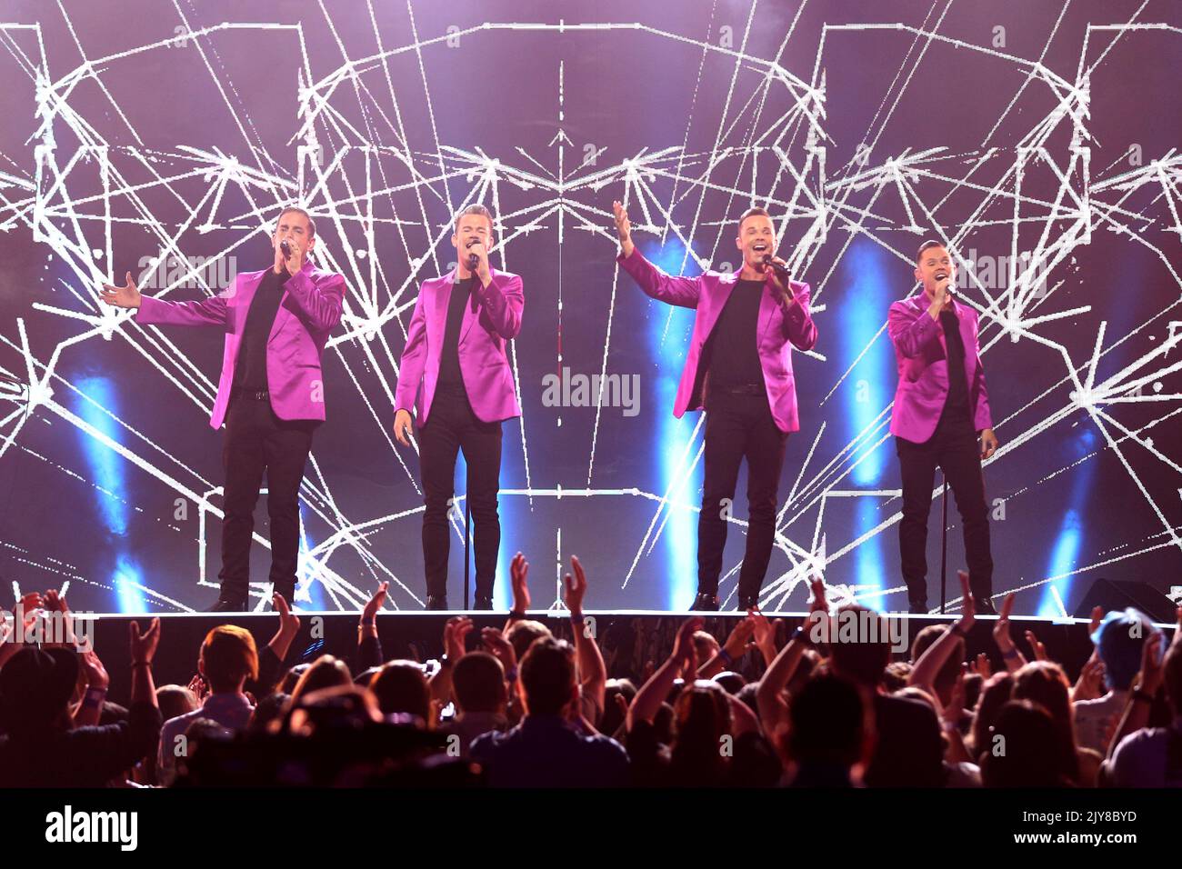 Human Nature perform after being inducted into the ARIA Hall of Fame ...