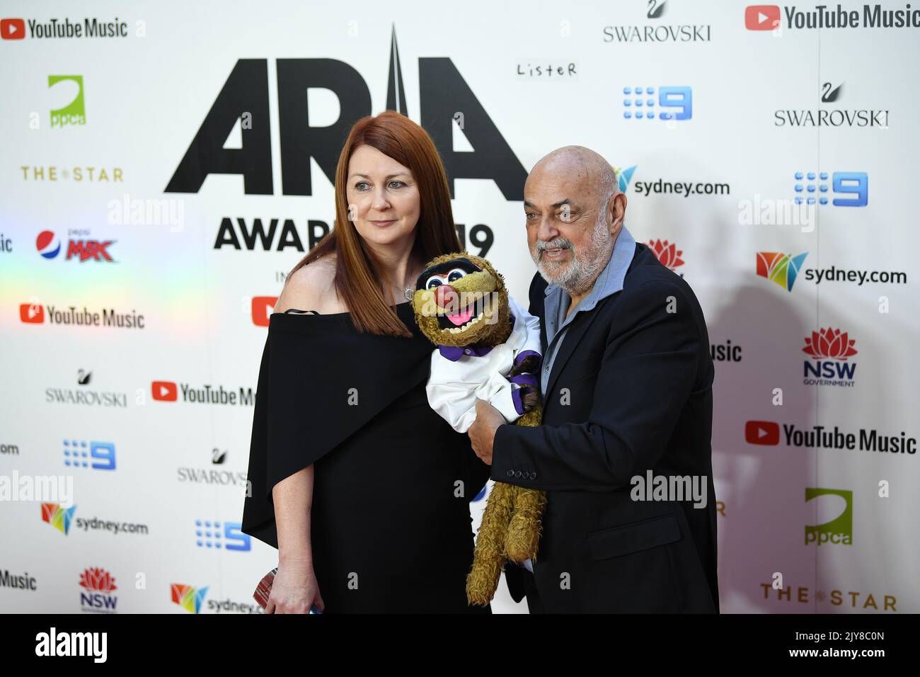 Agro and Jamie Dunn arrives at the 33rd Annual ARIA Music Awards at The ...