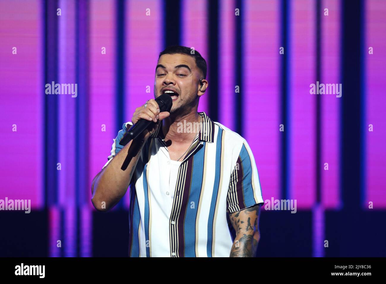 Guy Sebastian performs during the 33rd Annual ARIA Music Awards at The ...