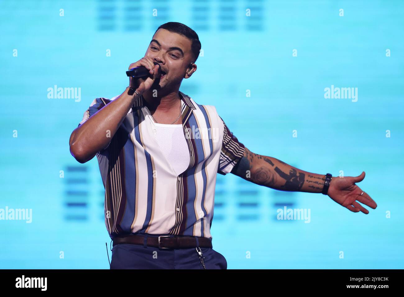 Guy Sebastian performs during the 33rd Annual ARIA Music Awards at The ...