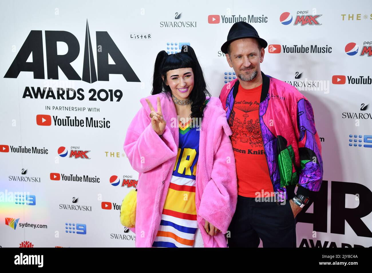 Koko Wallace and Ben Ely arrive at the 33rd Annual ARIA Music Awards at ...