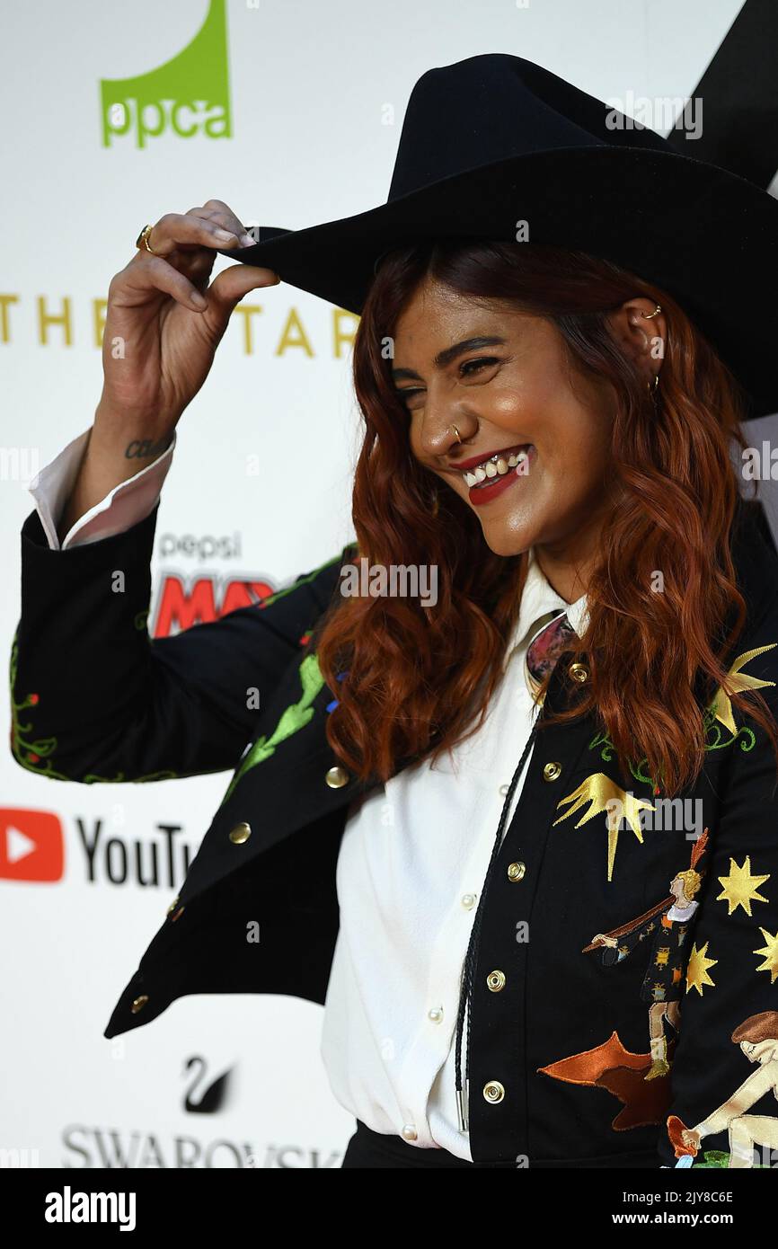 Charlie Collins arrives at the 33rd Annual ARIA Music Awards at The ...