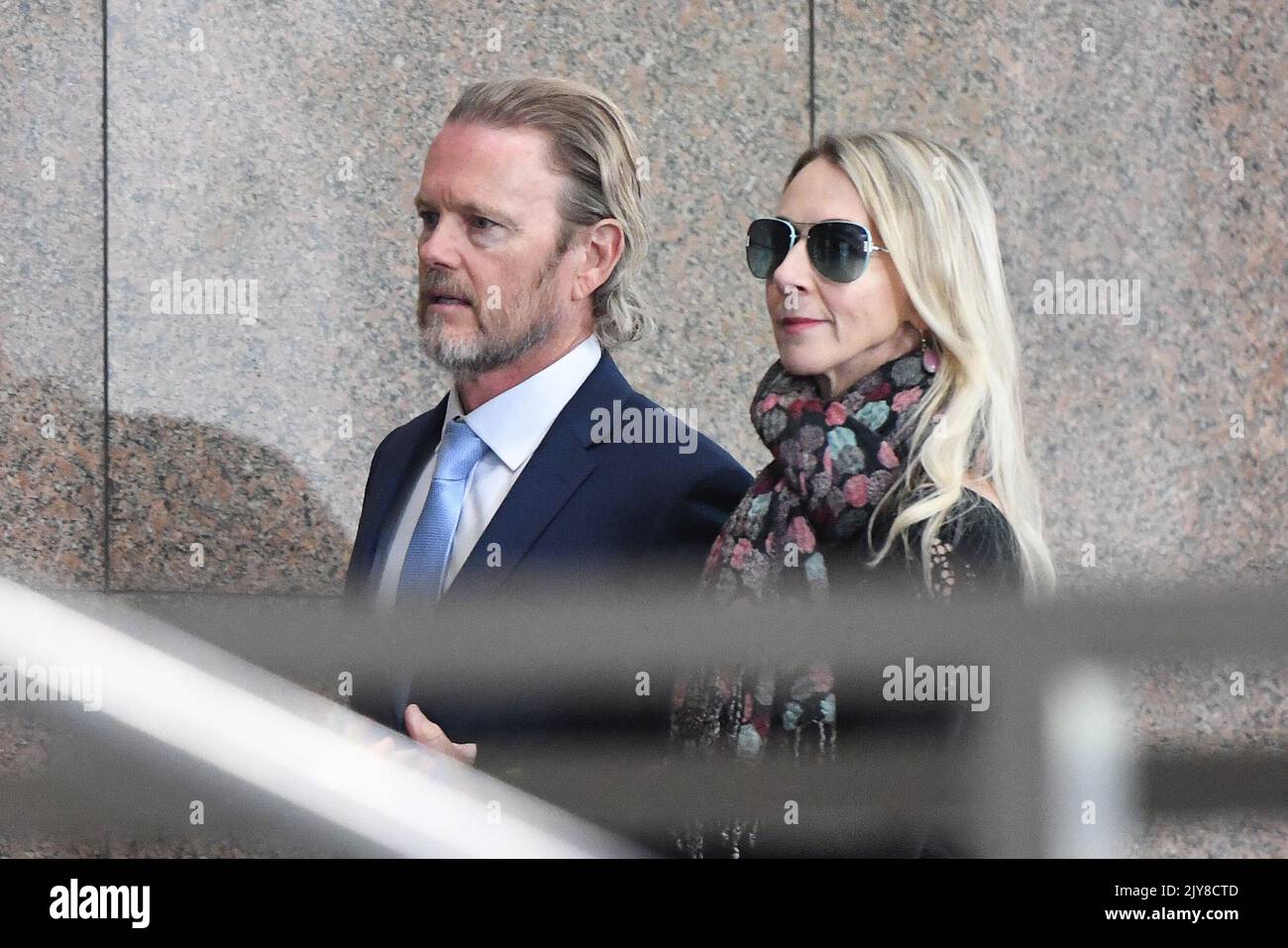 Australian actor Craig McLachlan (left) and his partner Vanessa ...