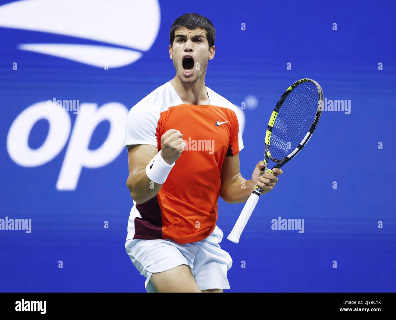 Flushing Meadow, United States. 07th Sep, 2022. Carlos Alcaraz of Spain ...