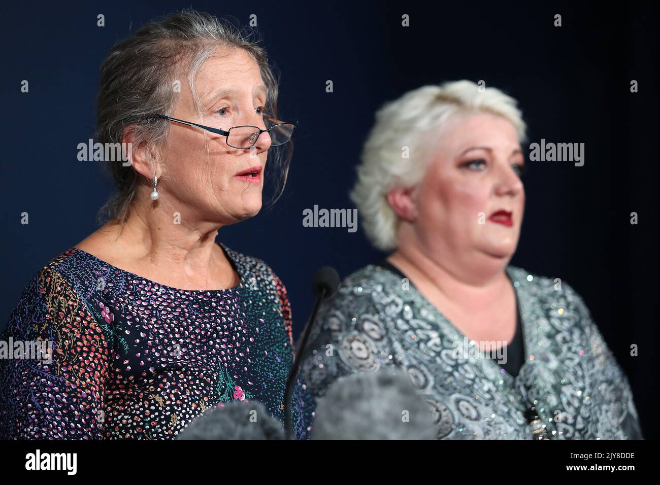 Sisters of Gaye Baker, Robyn Johnson (left) and Annette Williscroft ...