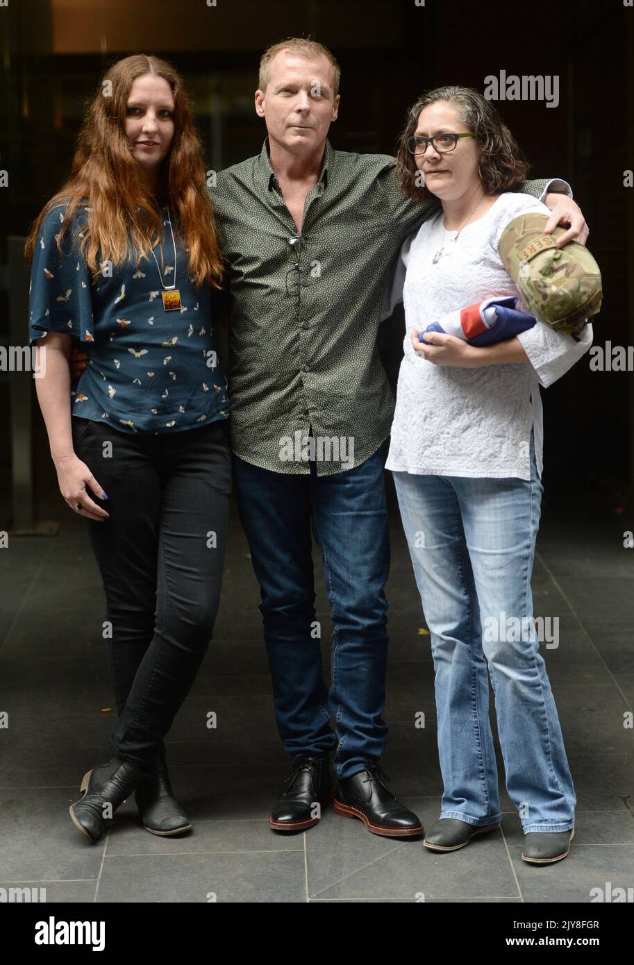 Australian academic Timothy Weeks poses for a photograph with his ...