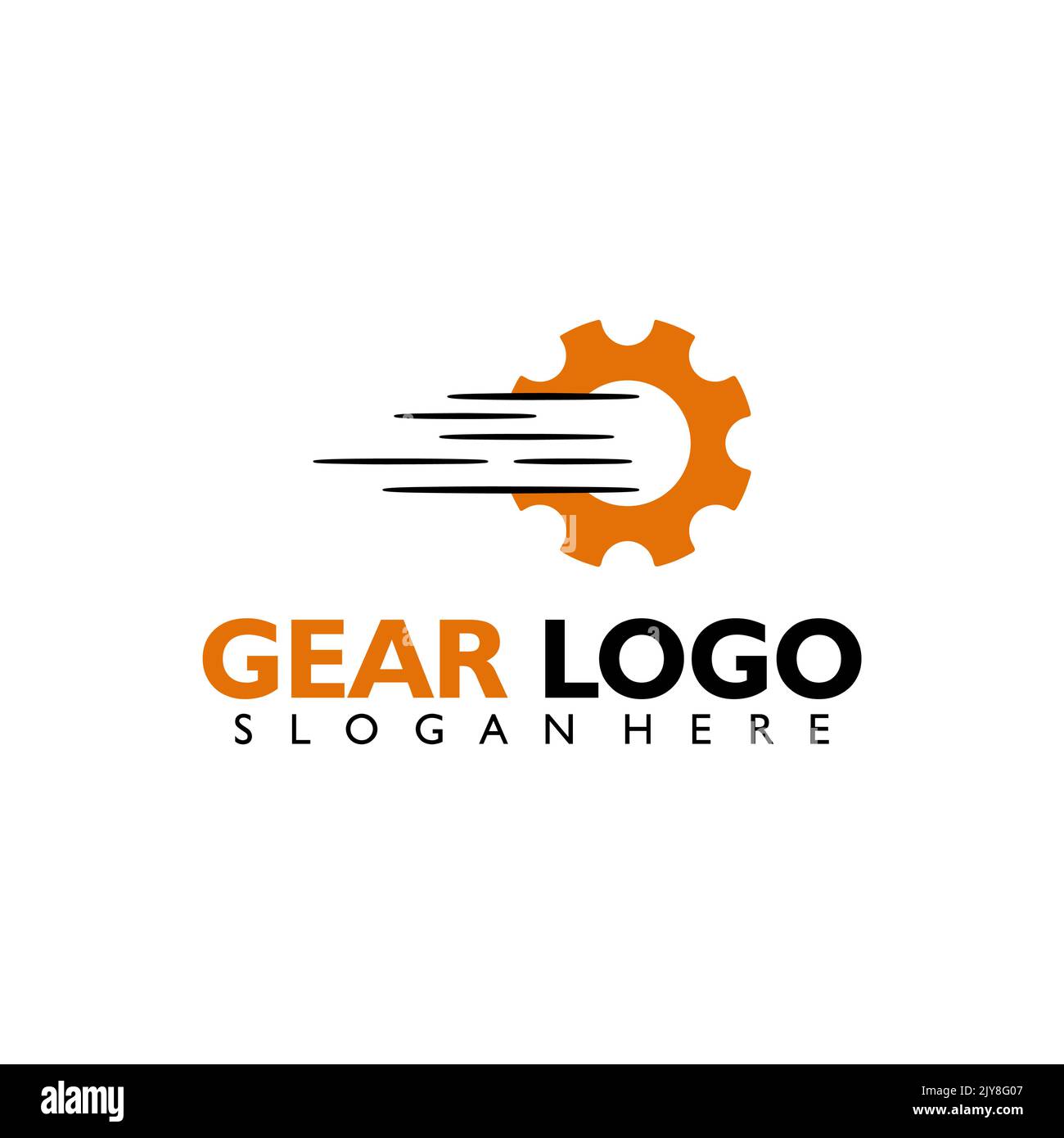 Fast Gear logo vector, icon, symbol, illustration design template Stock ...