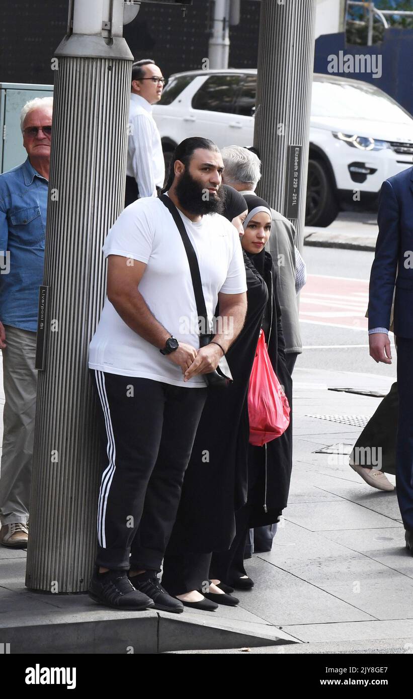 Ahmad Hawchar arrives to the Downing Centre Local Court in Sydney ...