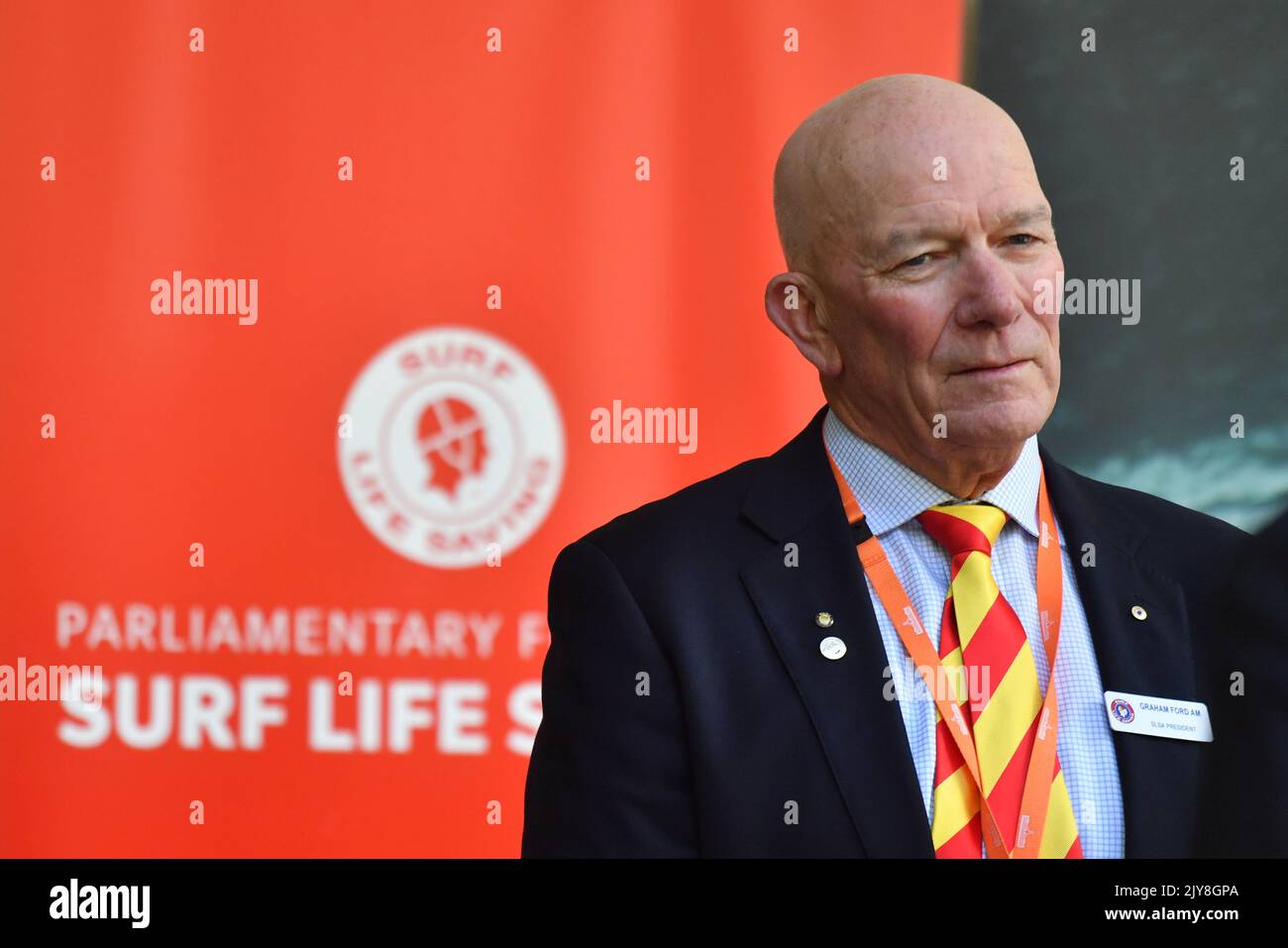 Surf Life Saving Australia President Graham Ford at the launch of the ...