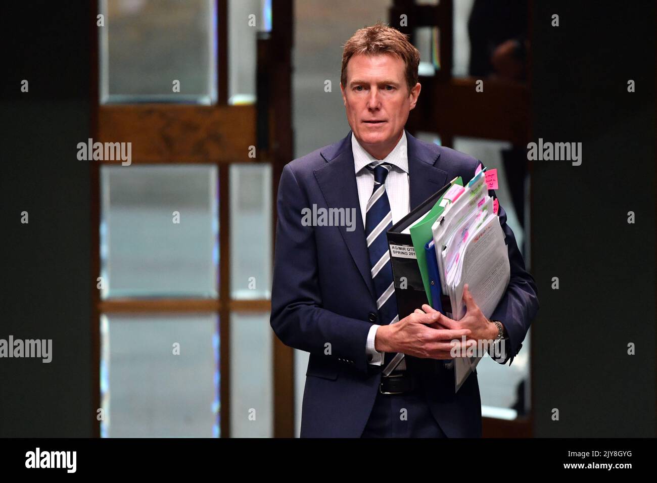 Attorney-General Christian Porter arrives for during Question Time in ...