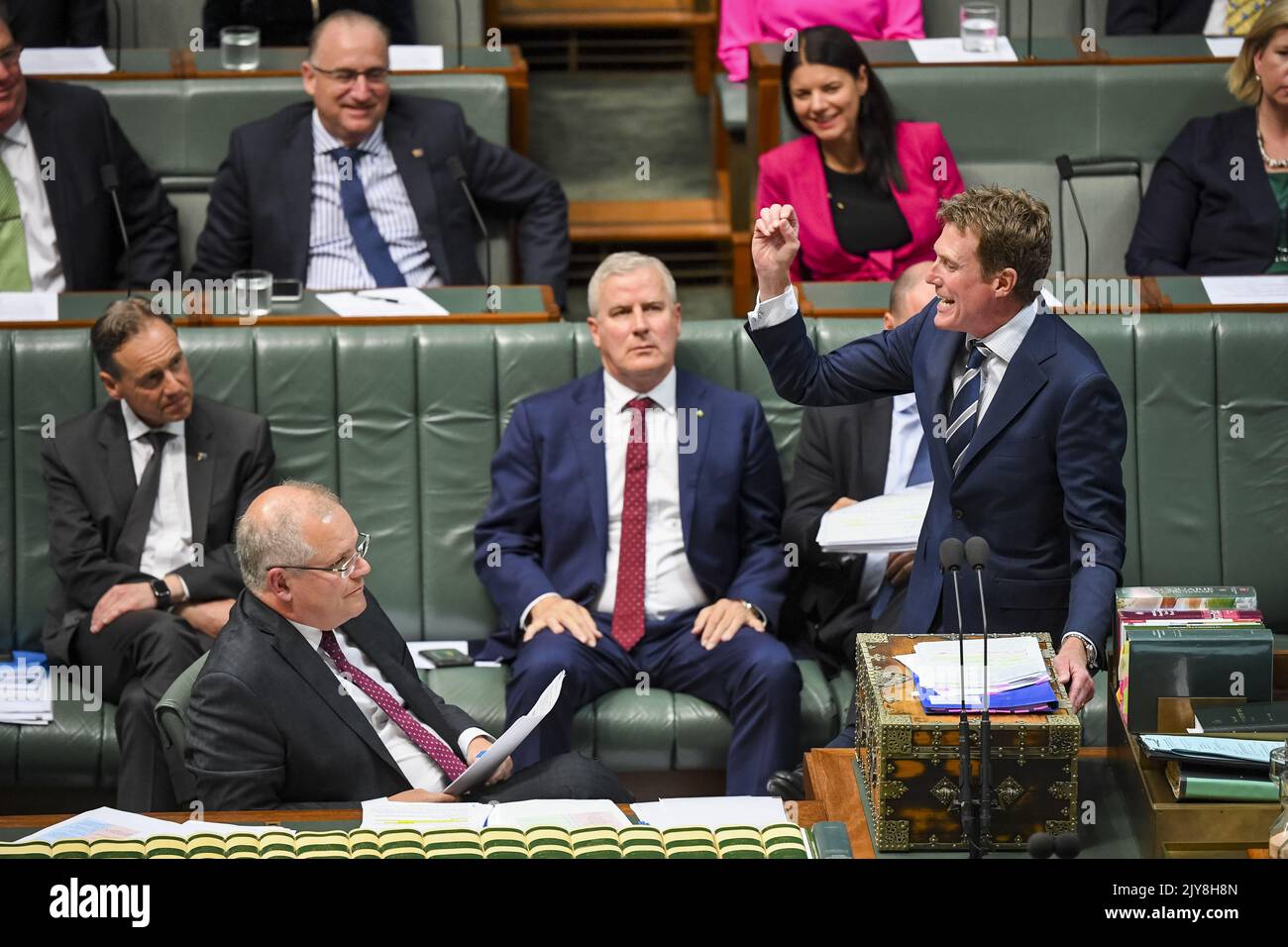 Australian Attorney-General Christian Porter speaks during House of ...