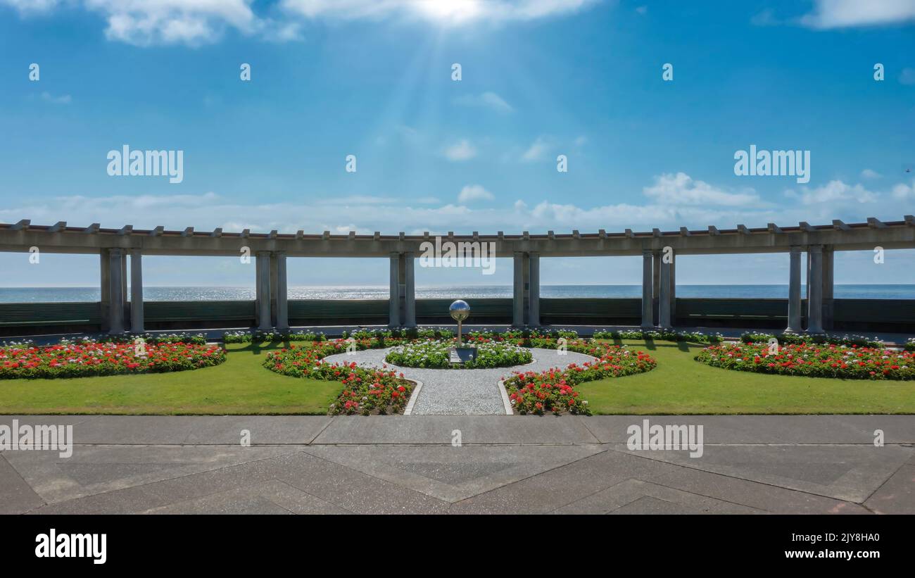 The Fragment of Veronica Memorial Complex in Napier, New Zealand Stock ...