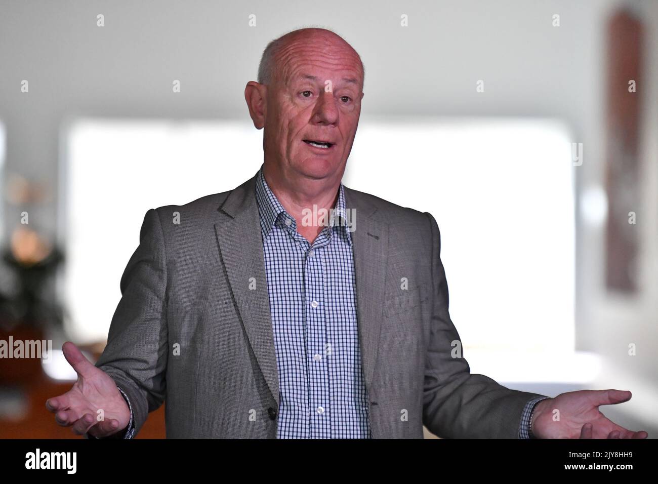 World Vision Australia Chief Advocate Tim Costello at a press ...