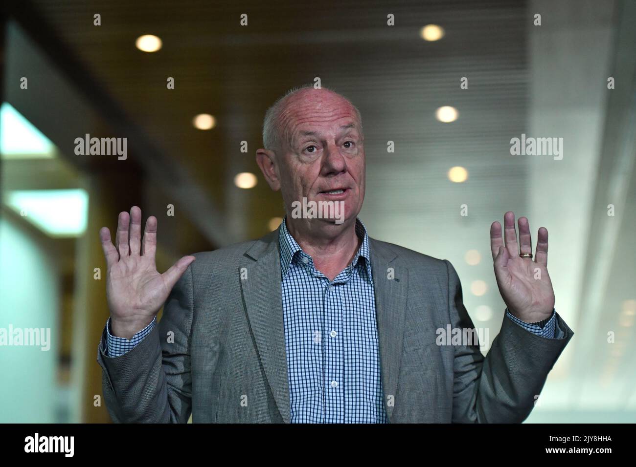 World Vision Australia Chief Advocate Tim Costello at a press ...