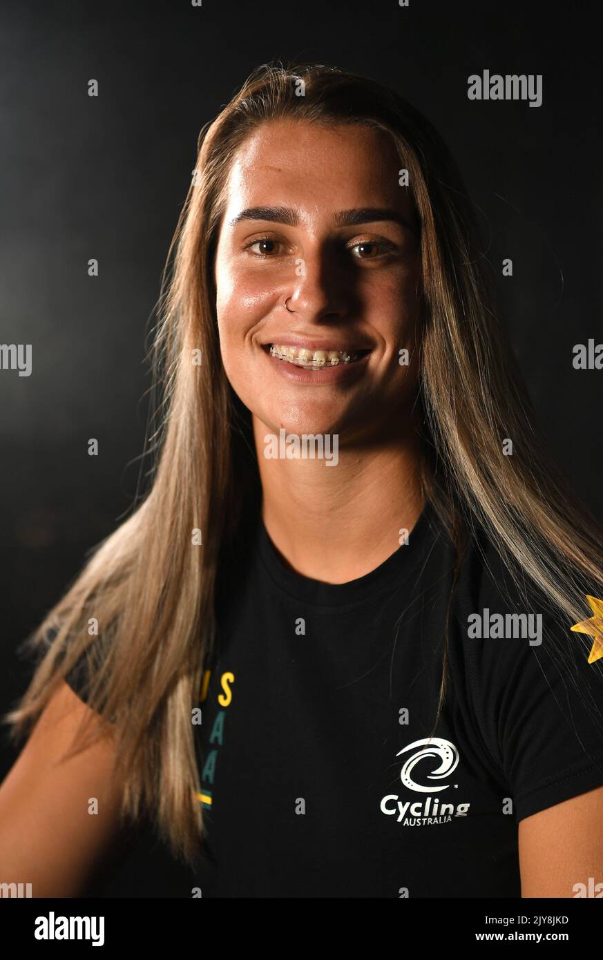 BMX rider Natalya Diehm poses for a photograph at the Rampfest Indoor ...