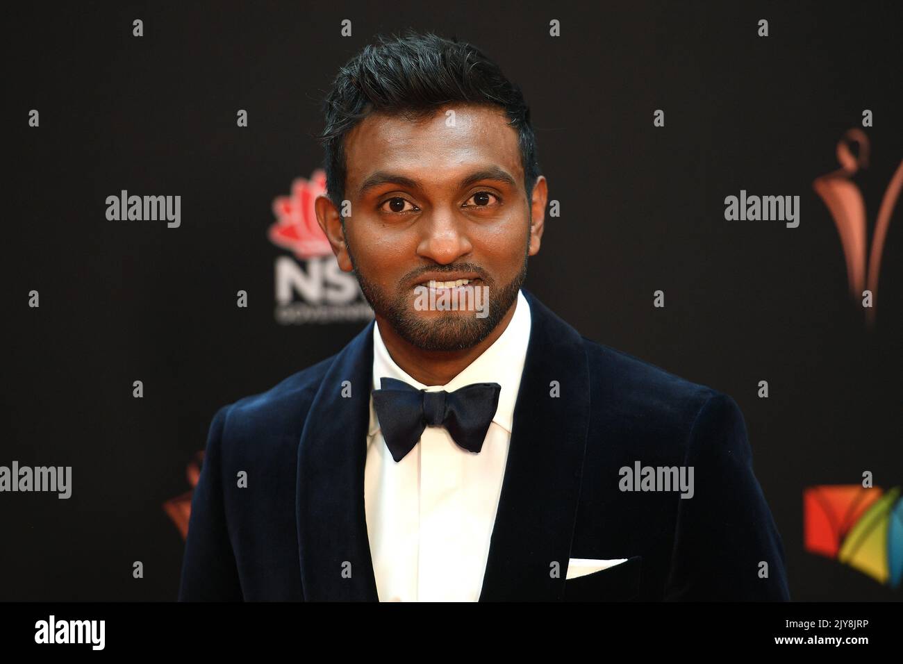 Nazeem Hussain arrives at the 2019 AACTA Awards at the Star in Sydney ...